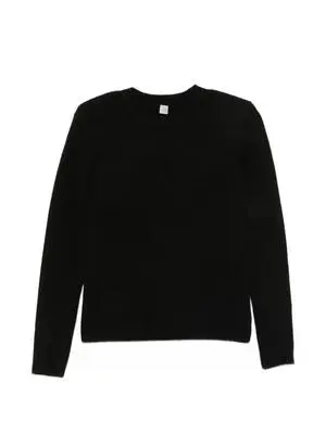 TOTEME Fine Knit Crew-neck Sweater