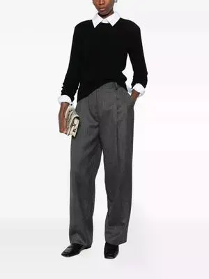 TOTEME Fine Knit Crew-neck Sweater