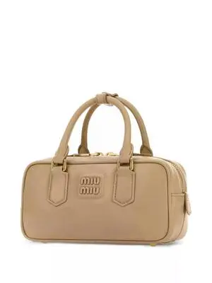 Miu Miu Arcadie Leather Tote Bag