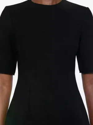 TOTEME Sculptural Short-sleeve Mini Dress
