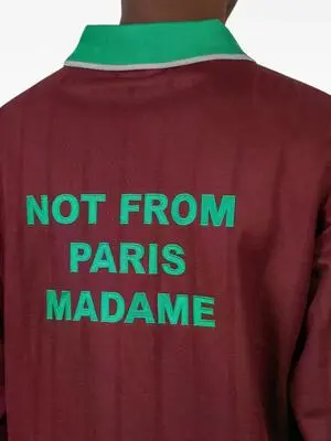 Drole De Monsieur Slogan Polo Shirt