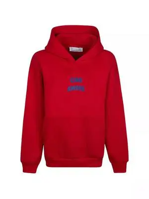 Giada Benincasa Ciao Amore Long-sleeve Hoodie - Red