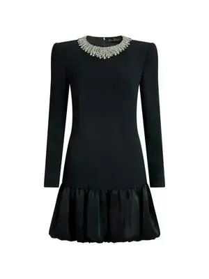 Jenny Packham Countessa Crystal-embellished Puff-hem Dress