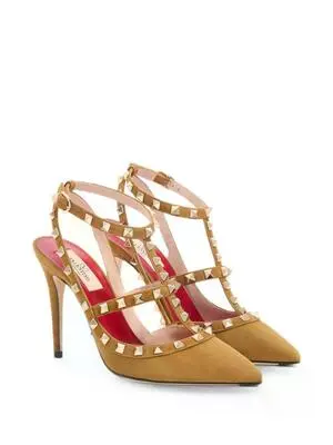 Valentino Garavani Rockstud Suede Pumps 100mm