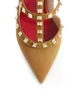 Valentino Garavani Rockstud Suede Pumps 100mm