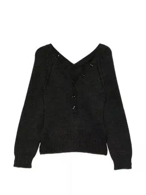 Our Legacy Country Henley Cardigan - Black