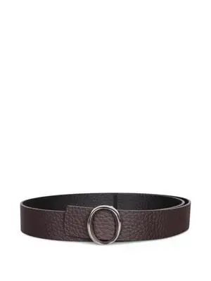 Orciani Leather Buckle Belt