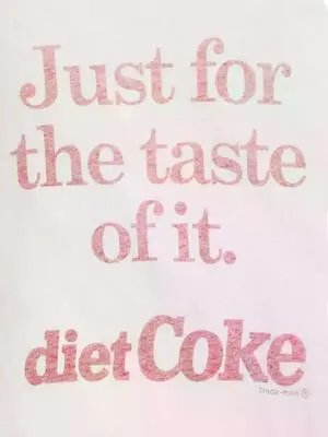 RE/DONE Diet Coke Slogan Print T-shirt