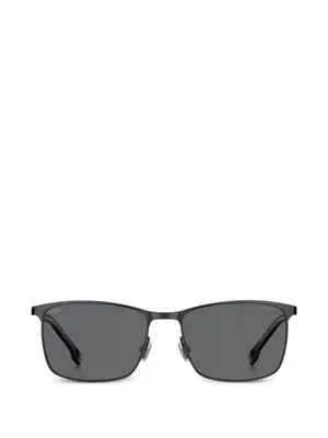 BOSS Rectangle Frame Sunglasses - Black