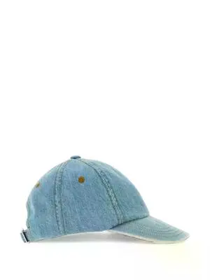 AMI Paris Denim Cotton Cap