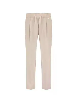 Herno Elasticated Drawstring-waist Straight Trousers