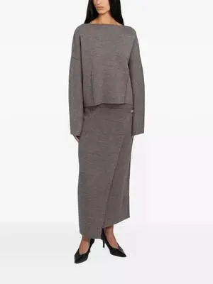 LAUREN MANOOGIAN Blanket Long Skirt