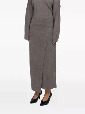 LAUREN MANOOGIAN Blanket Long Skirt