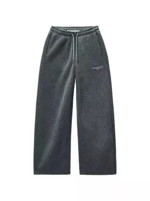 Alexander Wang Mid-rise Track Pant W/ Rhinestone Drawcord