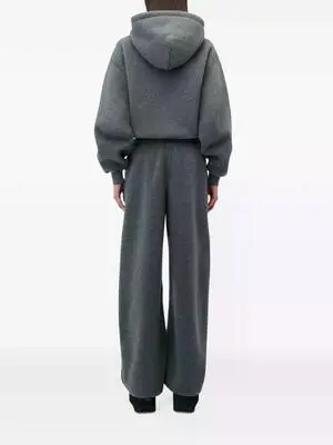 Alexander Wang Mid-rise Track Pant W/ Rhinestone Drawcord