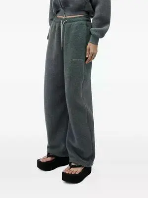 Alexander Wang Mid-rise Track Pant W/ Rhinestone Drawcord