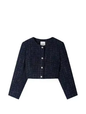 Sandro Tweed-effect Cropped Jacket
