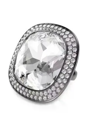SWAROVSKI Una Angelic Cushion-cut Crystal Ring - Silver