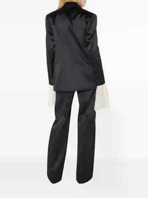 Elisabetta Franchi Gazar And Satin Trousers