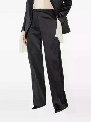 Elisabetta Franchi Gazar And Satin Trousers