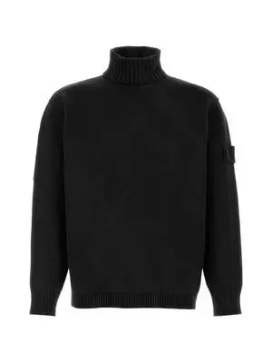 Stone Island Logo-patch Roll-neck Sweater