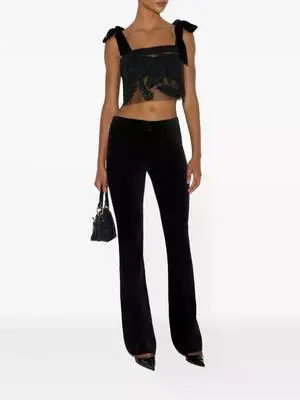 Elisabetta Franchi Velvet Trousers