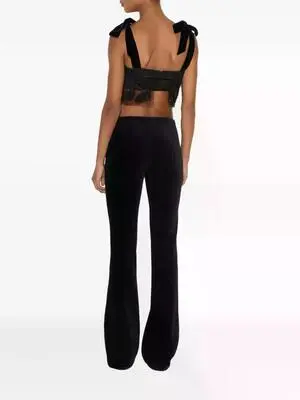 Elisabetta Franchi Velvet Trousers