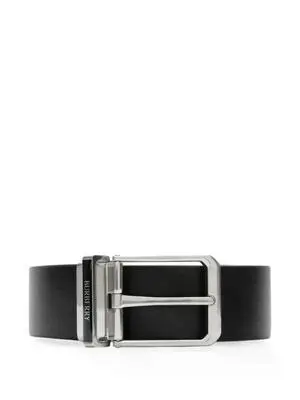 Burberry Reversible Leather Enamel-logo Belt