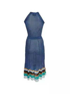 Missoni Sleeveless Striped Knit Midi Dress