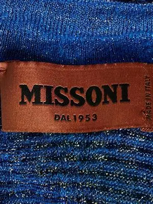 Missoni Sleeveless Striped Knit Midi Dress