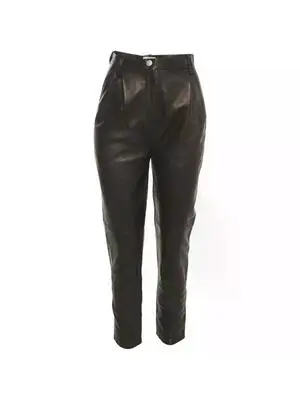 Magda Butrym Wembley Leather Pleated Trousers