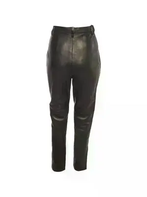 Magda Butrym Wembley Leather Pleated Trousers