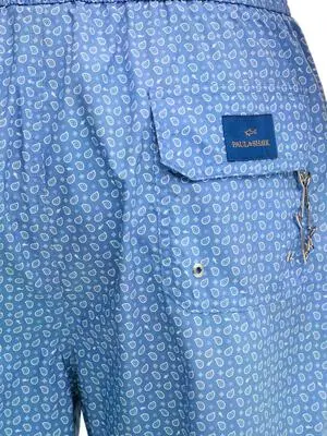 Paul & Shark Paisley-print Swim Shorts