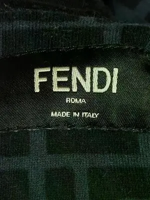 Fendi Zucca Print Drawstring Hoodie