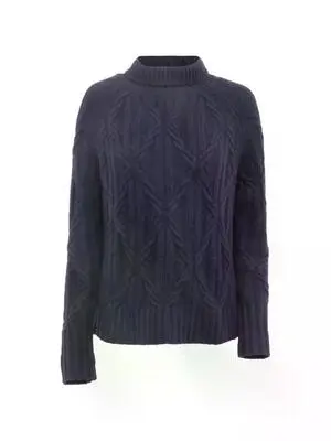 NILI LOTAN Cable-knit Roll-neck Sweater