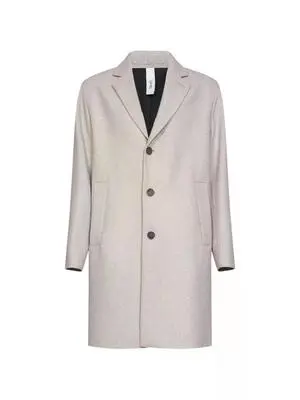 HEVO Cassano Single-breasted Wool-blend Coat - Neutrals