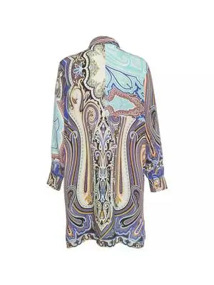 Etro Paisley-print Crepe Tunic Dress