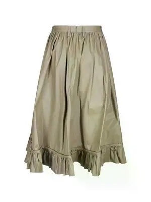 MAISON MARGIELA Ruffled Gathered Maxi Skirt