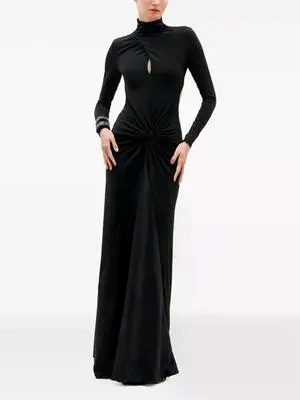 Silvia Tcherassi Birdy Knotted Cut-out Maxi Dress