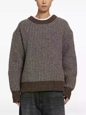 SONG FOR THE MUTE Oversized Chunky-knit Sweater