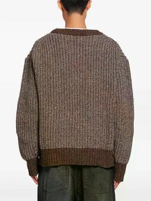 SONG FOR THE MUTE Oversized Chunky-knit Sweater