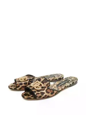Dolce & Gabbana Dg Leopard-print Sandals