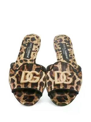 Dolce & Gabbana Dg Leopard-print Sandals