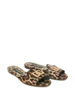 Dolce & Gabbana Dg Leopard-print Sandals