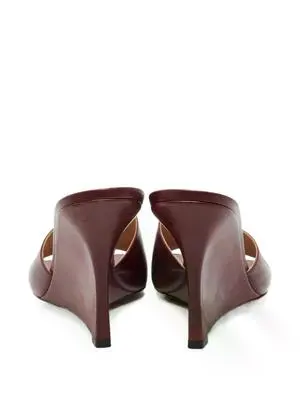 Bottega Veneta Square-toe Wedge Sandals
