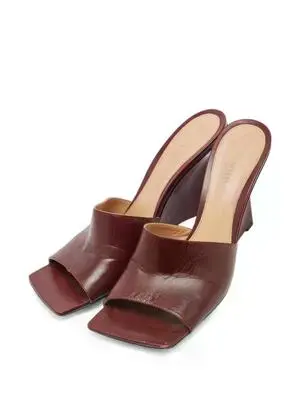Bottega Veneta Square-toe Wedge Sandals
