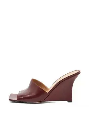 Bottega Veneta Square-toe Wedge Sandals