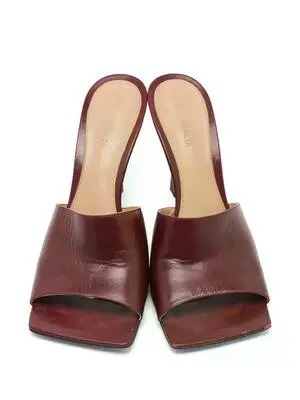 Bottega Veneta Square-toe Wedge Sandals