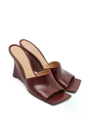 Bottega Veneta Square-toe Wedge Sandals