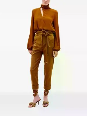 Silvia Tcherassi Alanis Scarf-neck Blouse
